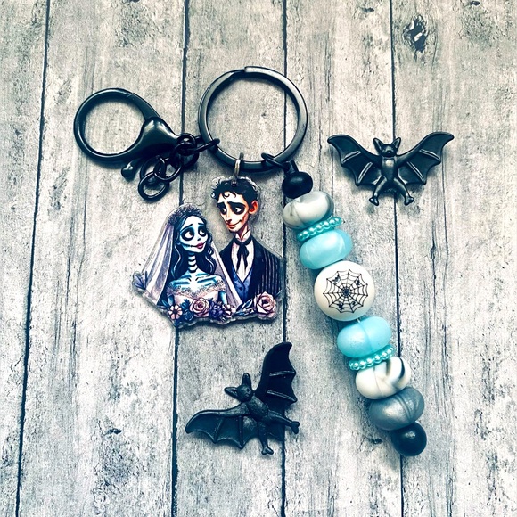 Bags | Forever Yours Dead Wedding Gothic Ghost Bride Keychain Bag Clip ...